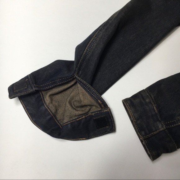Sisley | Jackets & Coats | Sisley Italian Jean Denim Jacket With Velcro ...
